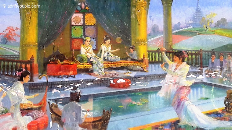 Royal Marriage of Siddhartha, Dhammikarama Temple | Adrift Couple